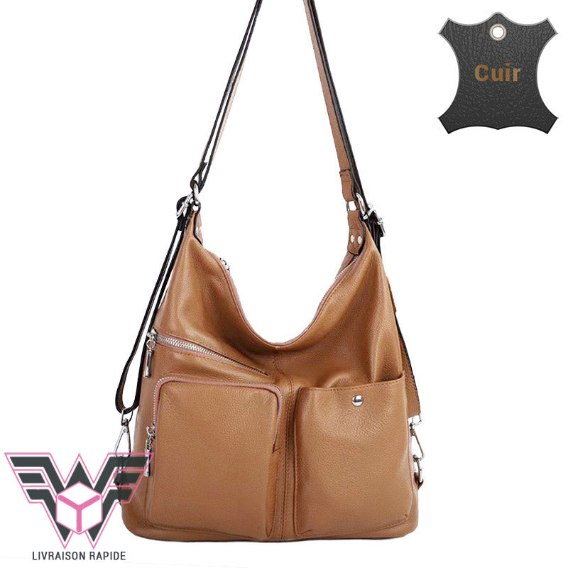 Bari sac à main sac à dos | Convertible cuir vachette