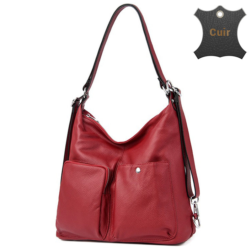 Bari sac à main sac à dos | Convertible cuir vachette