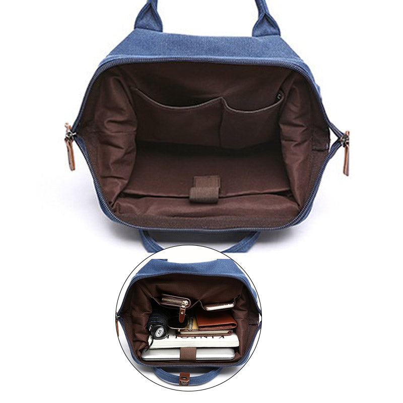 Tyko sac à dos ordinateur femme | Grande ouverture