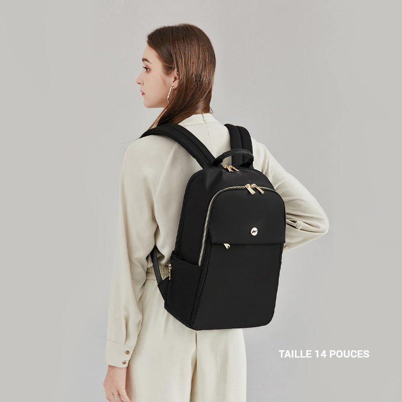 Caty sac à dos ordinateur femme élégant | Double compartiment