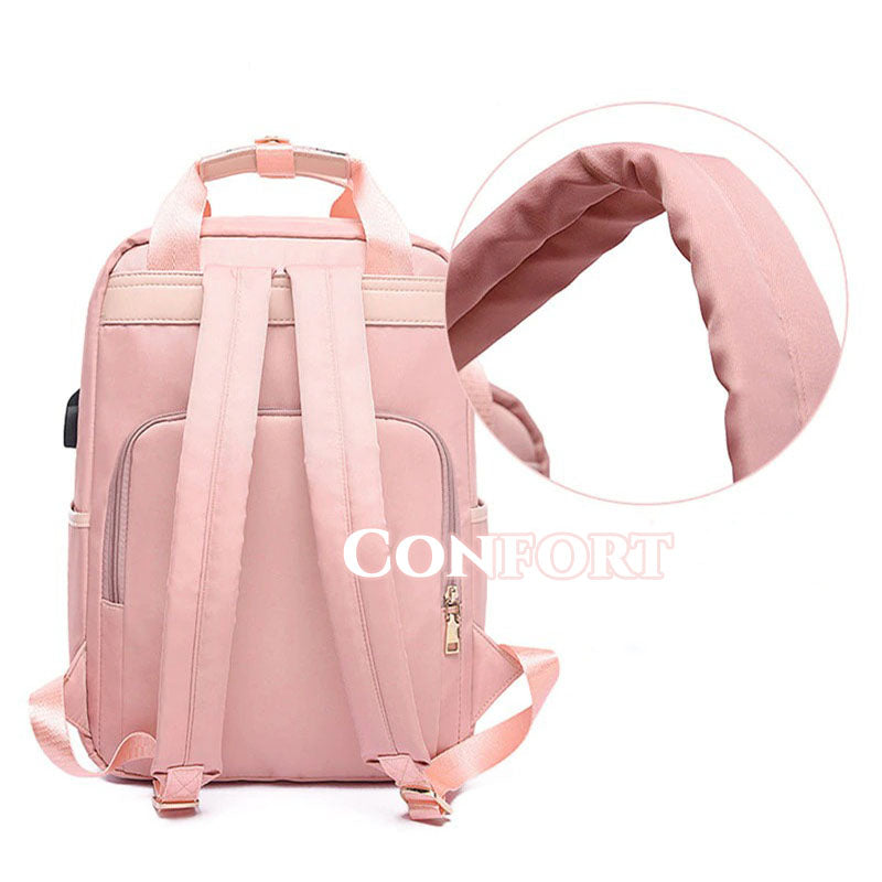 Aika sac à dos ordinateur femme élégant | Poche antivol