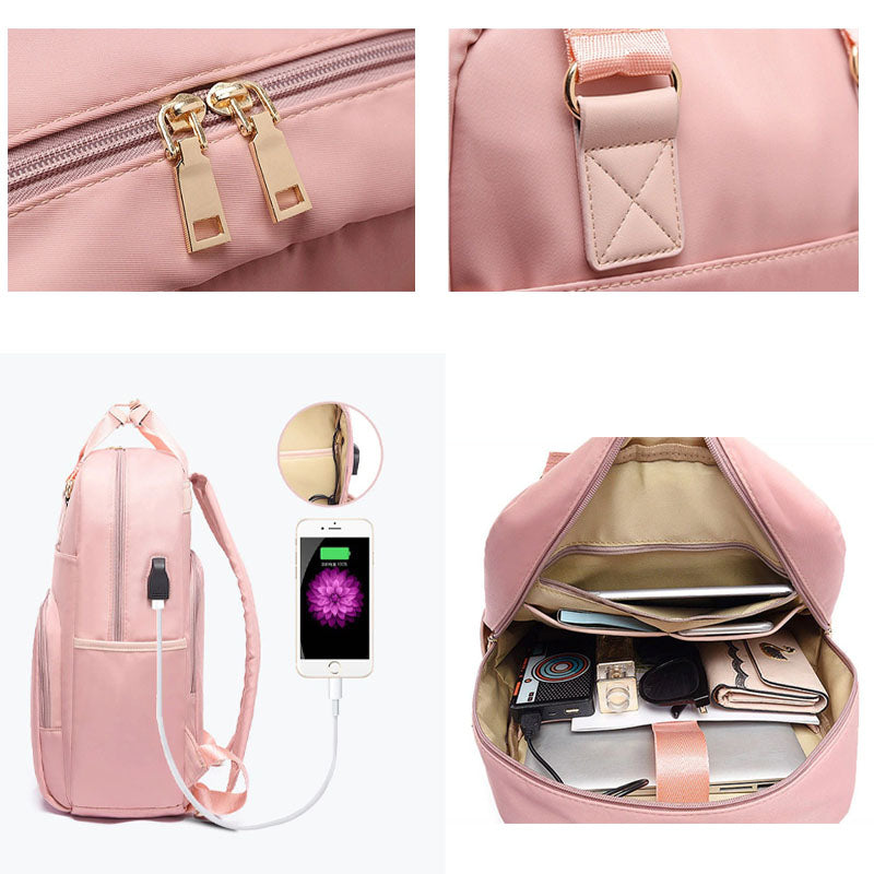 Aika sac à dos ordinateur femme élégant | Poche antivol