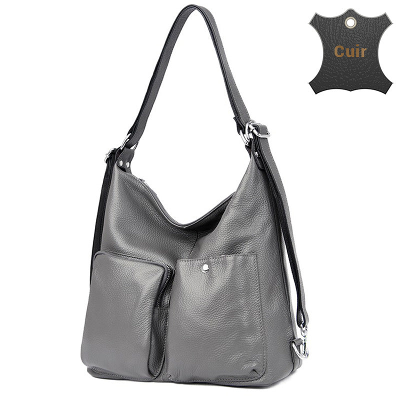 Bari sac à main sac à dos | Convertible, cuir vachette